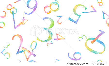 Watercolor illustration of rainbow color... - Stock Illustration ...
