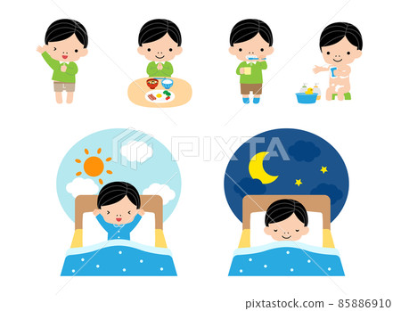 Children's life - Stock Illustration [85886910] - PIXTA