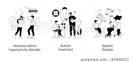 Children development issues abstract concept... - Stock Illustration ...