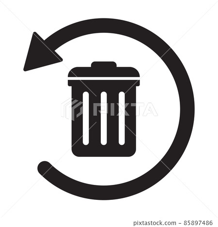 undelete icon vector for graphic design, logo,... - Stock Illustration ...