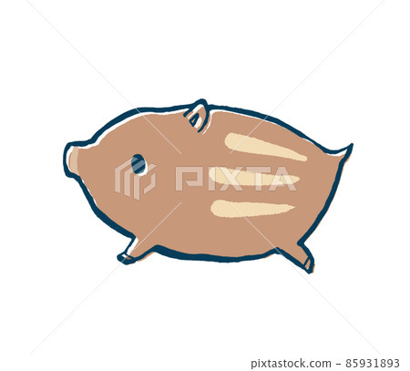 Uribo's cute hand-drawn illustration - Stock Illustration [85931893 ...