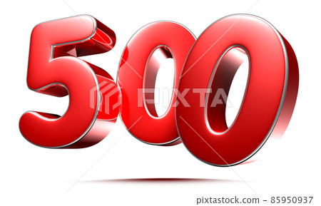 number 500. - Stock Illustration [85950937] - PIXTA