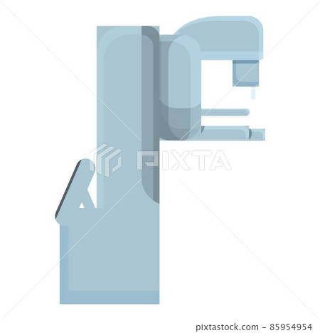 Clinic mammography machine icon cartoon vector.... - Stock Illustration ...