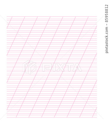 Printable Oblique Grid Graph Paper 5+ Hundred Notebook Oblique Lines