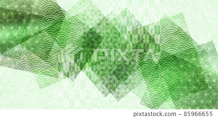 Fresh green Japanese pattern background texture - Stock Illustration ...
