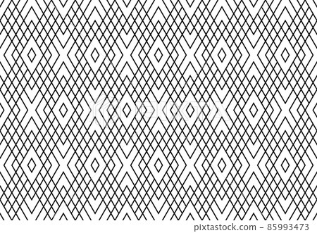 Abstract seamless geometric diamonds grid pattern. - Stock Illustration ...