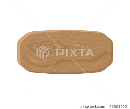 Figured wooden plaque. Tablet on a white...-插圖素材 [86005919] - PIXTA圖庫
