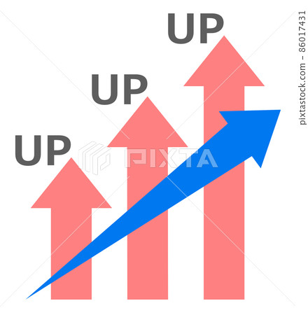 Material that represents the increasing data... - Stock Illustration ...