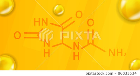 Allantoin chemical formula. Allantoin 3D... - Stock Illustration ...