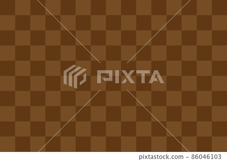 Brown checkered background material - Stock Illustration [86046103] - PIXTA
