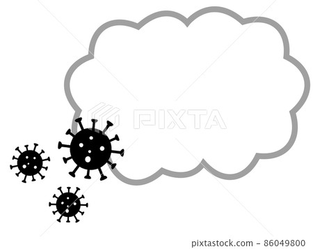 Balloon virus black - Stock Illustration [86049800] - PIXTA