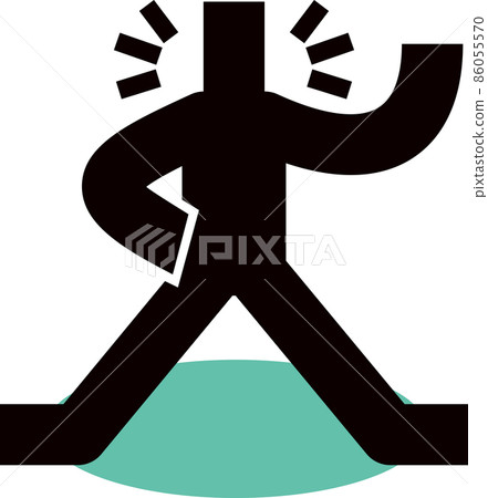 Human icon that speaks proudly - Stock Illustration [86055570] - PIXTA