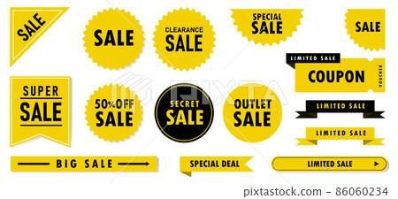 Vector flat design material set for various... - Stock Illustration ...