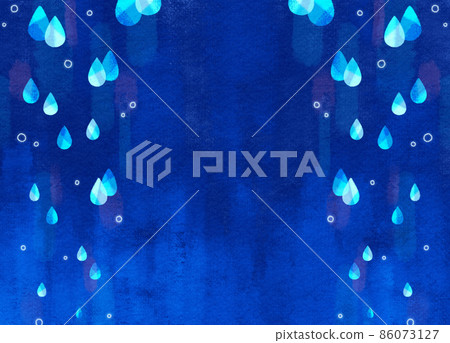 Raindrops, water drop motif background material - Stock Illustration ...