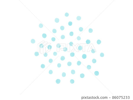 Light blue dot illustration - Stock Illustration [86075233] - PIXTA