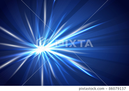 Blue radial background Radial abstract ray... - Stock Illustration ...
