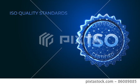 ISO quality assurance certification. - Stock Illustration [86089885 ...