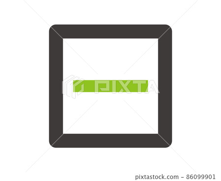 Minus-box vector illustration - Stock Illustration [86099901] - PIXTA