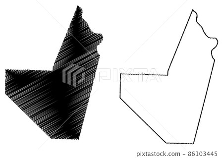 Moniteau County, Missouri (U.S. county, United... - Stock Illustration ...