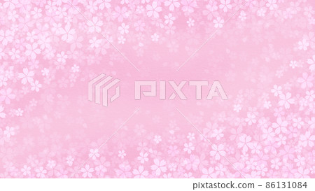 Cherry blossom gradient background design - Stock Illustration ...