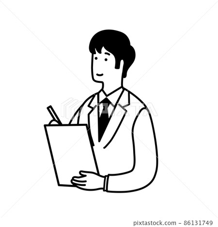 Taking Notes Clipart Black And White