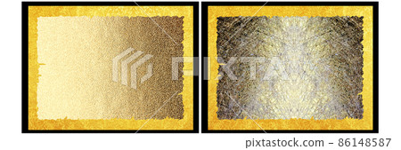 Background material with two frames - Stock Illustration [86148587] - PIXTA