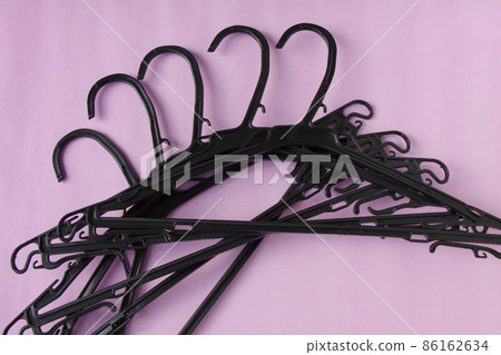 12 disposable plastic products (cleaning hangers) - Stock Photo ...