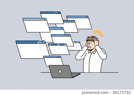 Technical problem and error concept - Stock Illustration [86175792] - PIXTA