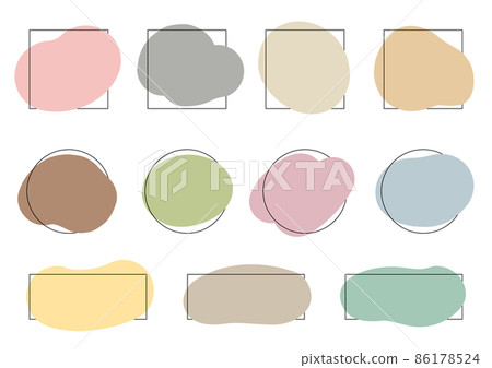 Handwritten handwritten frame set - Stock Illustration [86178524] - PIXTA