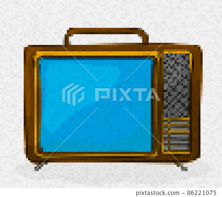 Pixel art retro tv 2 - Stock Illustration [86221075] - PIXTA