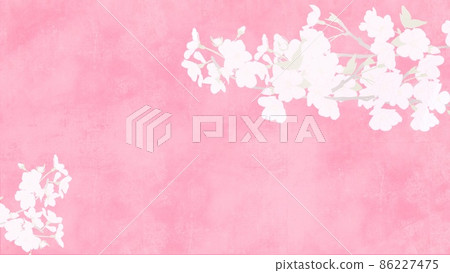 Sakura full bloom Japanese paper texture... - Stock Illustration ...