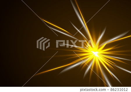 Gold radial background - Stock Illustration [86231012] - PIXTA