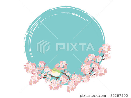Cherry tree frame - Stock Illustration [86267390] - PIXTA