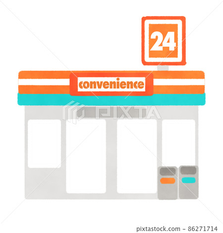 Convenience store illustration material - Stock Illustration [86271714 ...