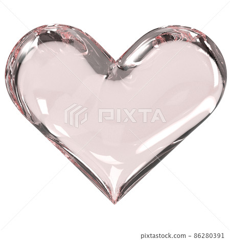 glass heart - Stock Illustration [86280391] - PIXTA