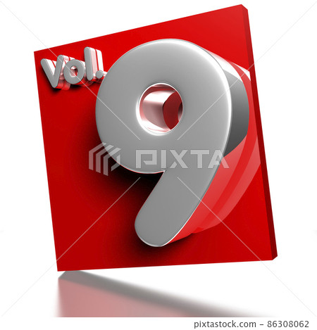 Vol 9 3D. - Stock Illustration [86308062] - PIXTA