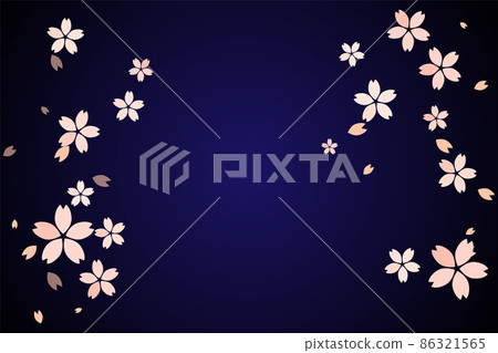 Gradient background Sakura Flower Cherry - Stock Illustration [86321565 ...