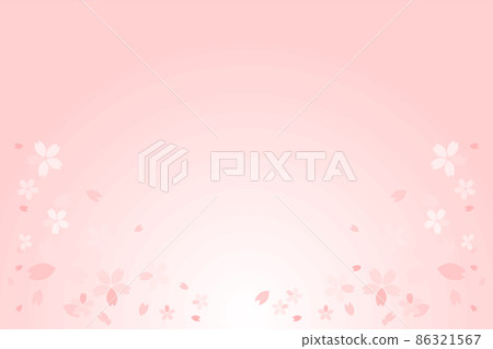 Gradient background Sakura Flower Cherry - Stock Illustration [86321567 ...