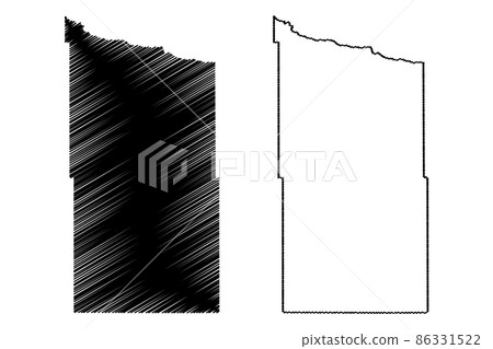 Brown County, Nebraska (U.S. county, United... - Stock Illustration ...