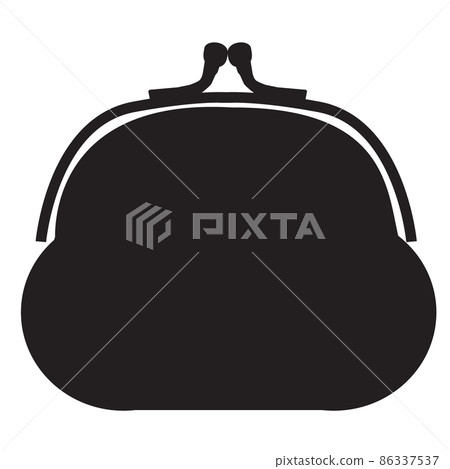 coin purse wallet on white background. women's... - Stock Illustration ...