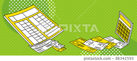 Final tax return banner illustration - Stock Illustration [86342593 ...