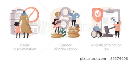 Civil rights violation abstract concept vector... - Stock Illustration ...