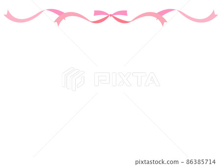 Simple ribbon background - Stock Illustration [86385714] - PIXTA