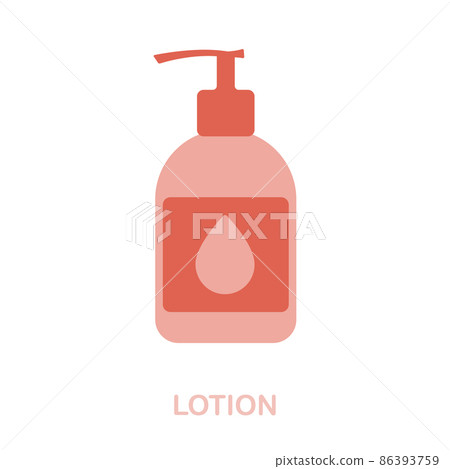 Lotion flat icon. Colored element sign from spa... - Stock Illustration ...