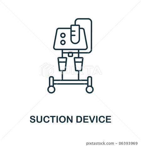 Suction Device icon. Line element from medical... - Stock Illustration ...