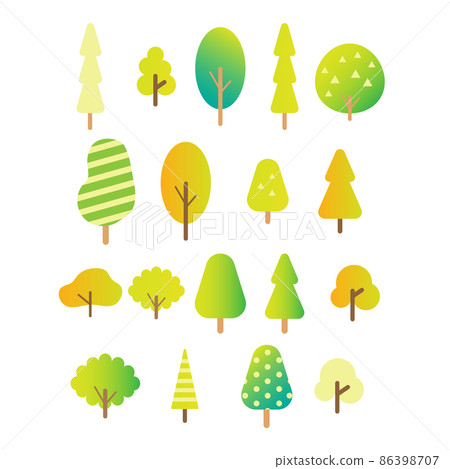 Vector illustration set of simple minimal... - Stock Illustration ...