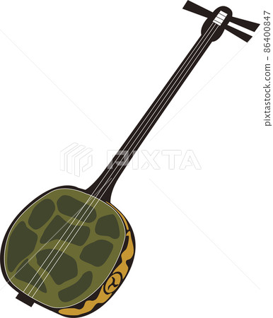 Sanshin Illustration - Stock Illustration [86400847] - PIXTA