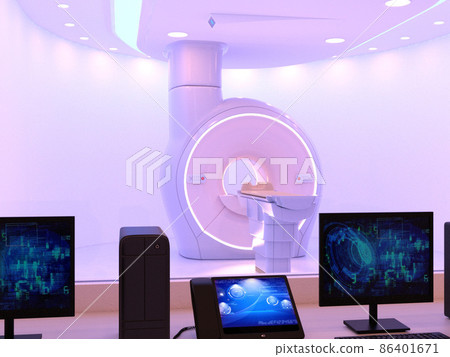 MRI apparatus - Stock Illustration [86401671] - PIXTA