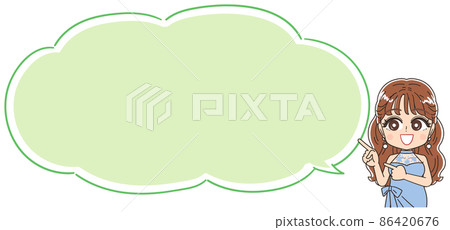 Miss Kyaba Party Dress - Stock Illustration [86420676] - PIXTA