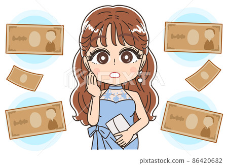 Miss Kyaba Party Dress - Stock Illustration [86420682] - PIXTA